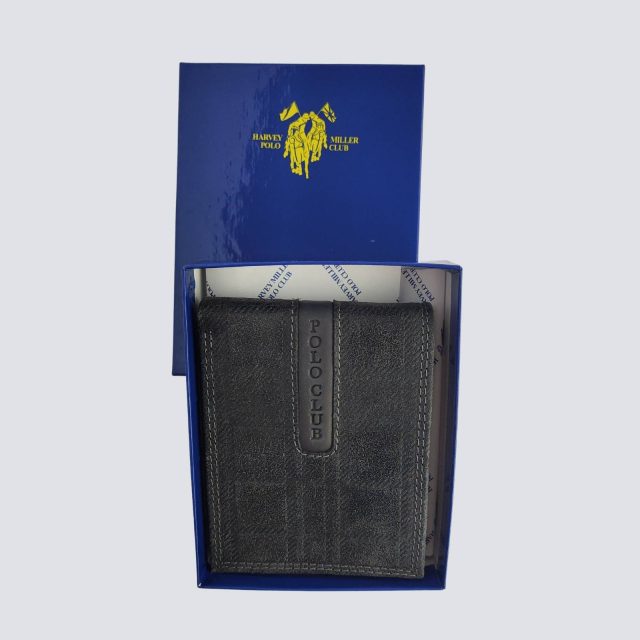 Harvey Miler - Polo Club muški kožni novčanik tamno sivi sport | IN ...