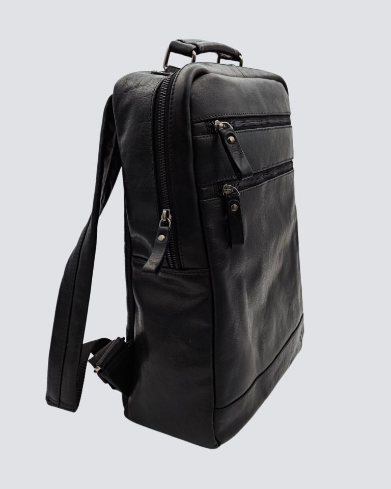 Primehide muški kožni ranac - crni | IN Galanterija